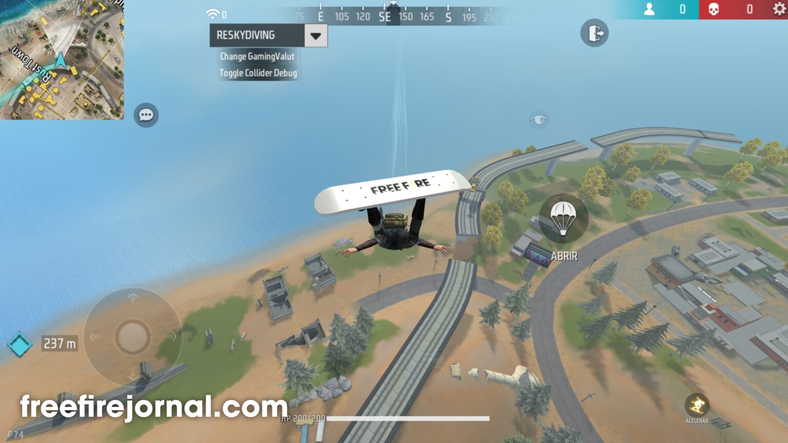 CONFIRA IMAGENS EXCLUSIVAS DO NOVO MAPA FUTURISTA DO FREE FIRE