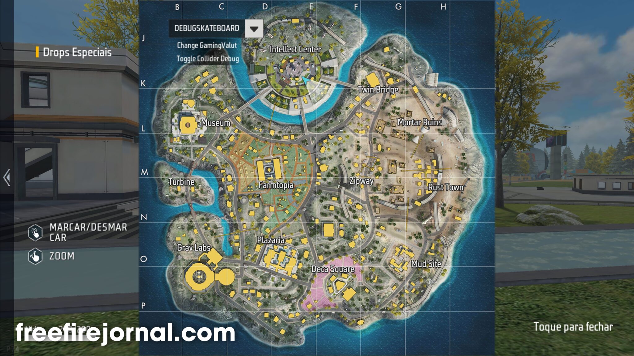 CONFIRA IMAGENS EXCLUSIVAS DO NOVO MAPA FUTURISTA DO FREE FIRE