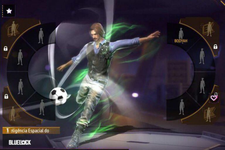 SKINS E ITENS DA PARCERIA DE FREE FIRE × BLUE LOCK DENTRO DO GAME