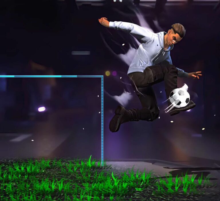 SKINS E ITENS DA PARCERIA DE FREE FIRE × BLUE LOCK DENTRO DO GAME