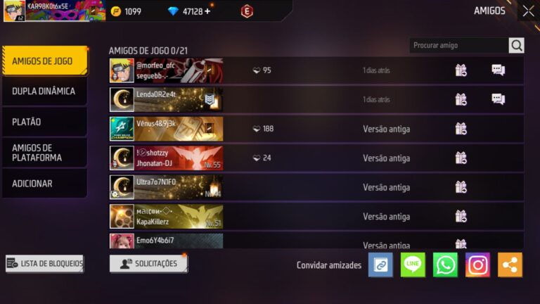 Descubra A Última Vez Online Via ID Do Jogador No Free Fire