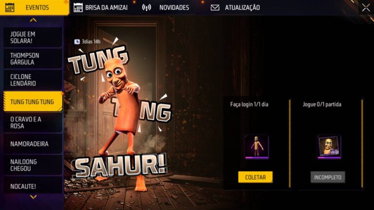 How To Redeem The Free Tung Tung Sahur Skin In Free Fire