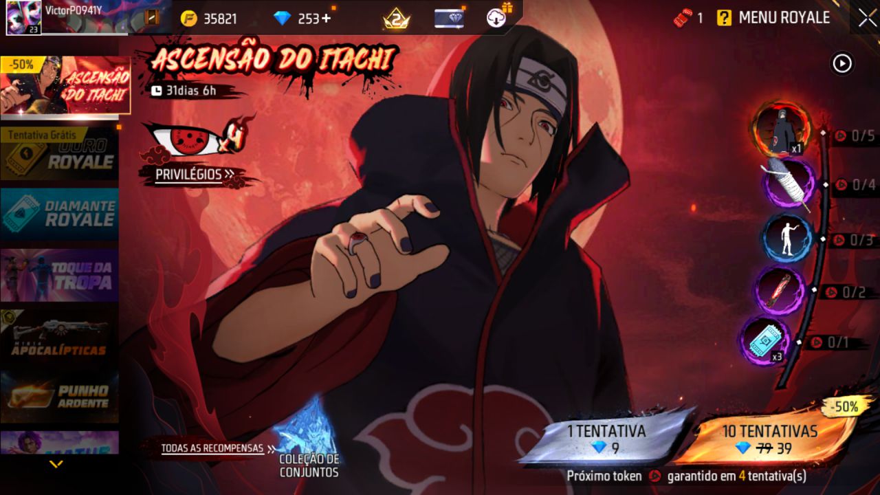 How To Secure The Pain Tendo Set In Free Fire's Tower Of Tokens