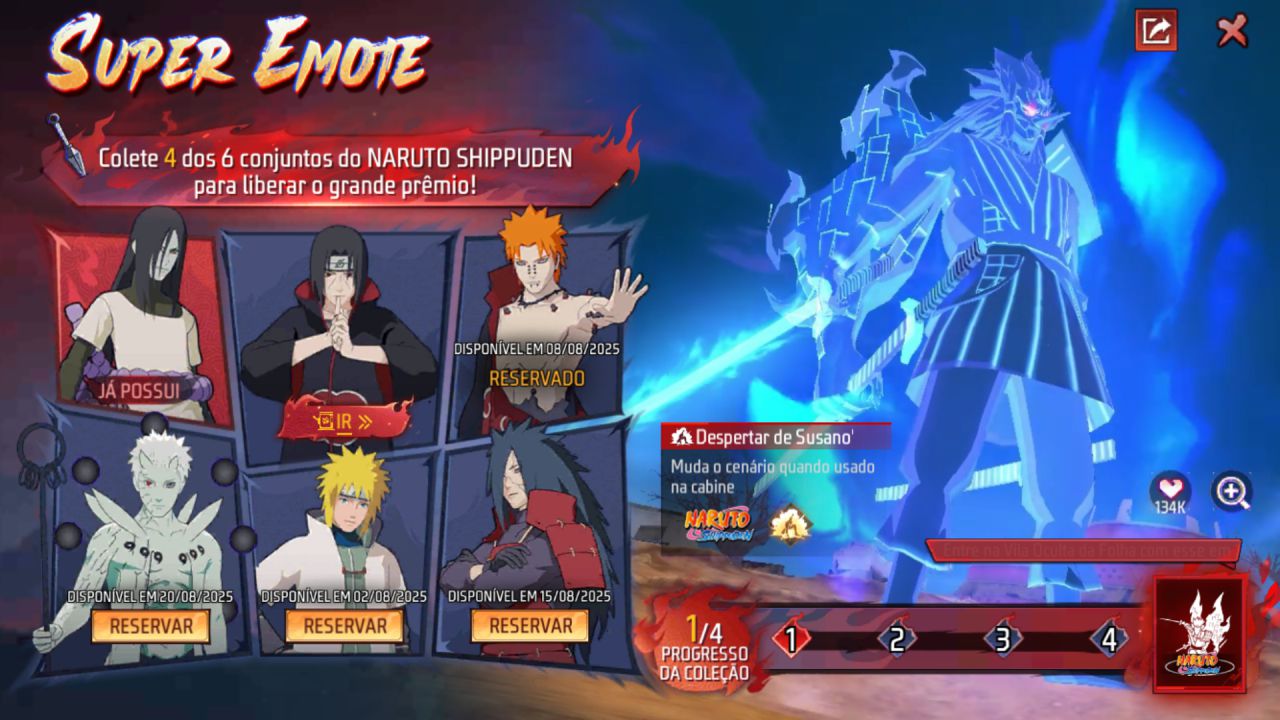 How To Get The Super Emote Awakening Of Susano'o In Free Fire: Complete ...